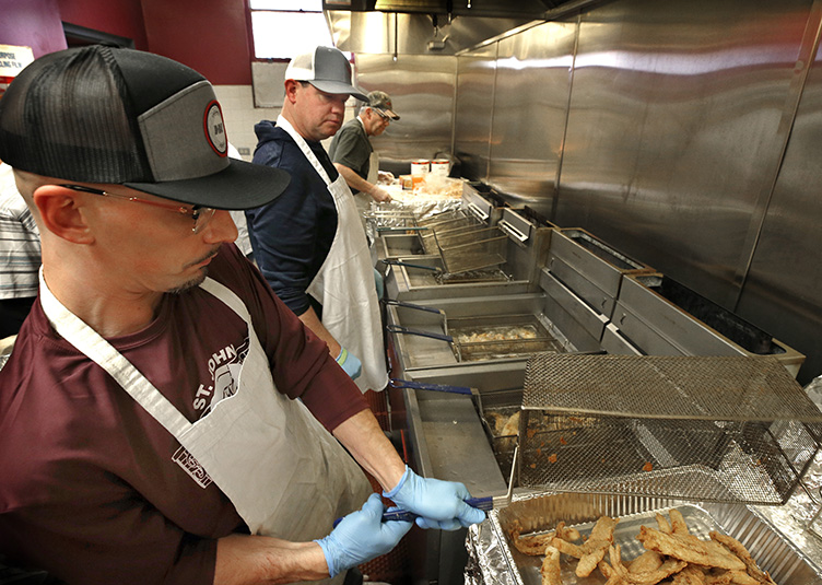 St. John Neumann Parish fish fry a community affair - Chicagoland ...